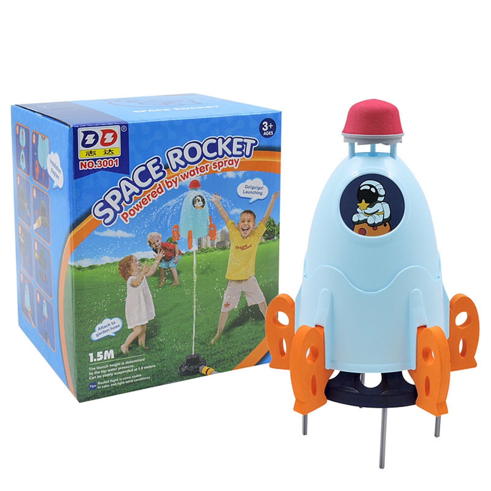 New Water Spray Rocket Sprinkler Summer Children's Water Spray Outdoor ...