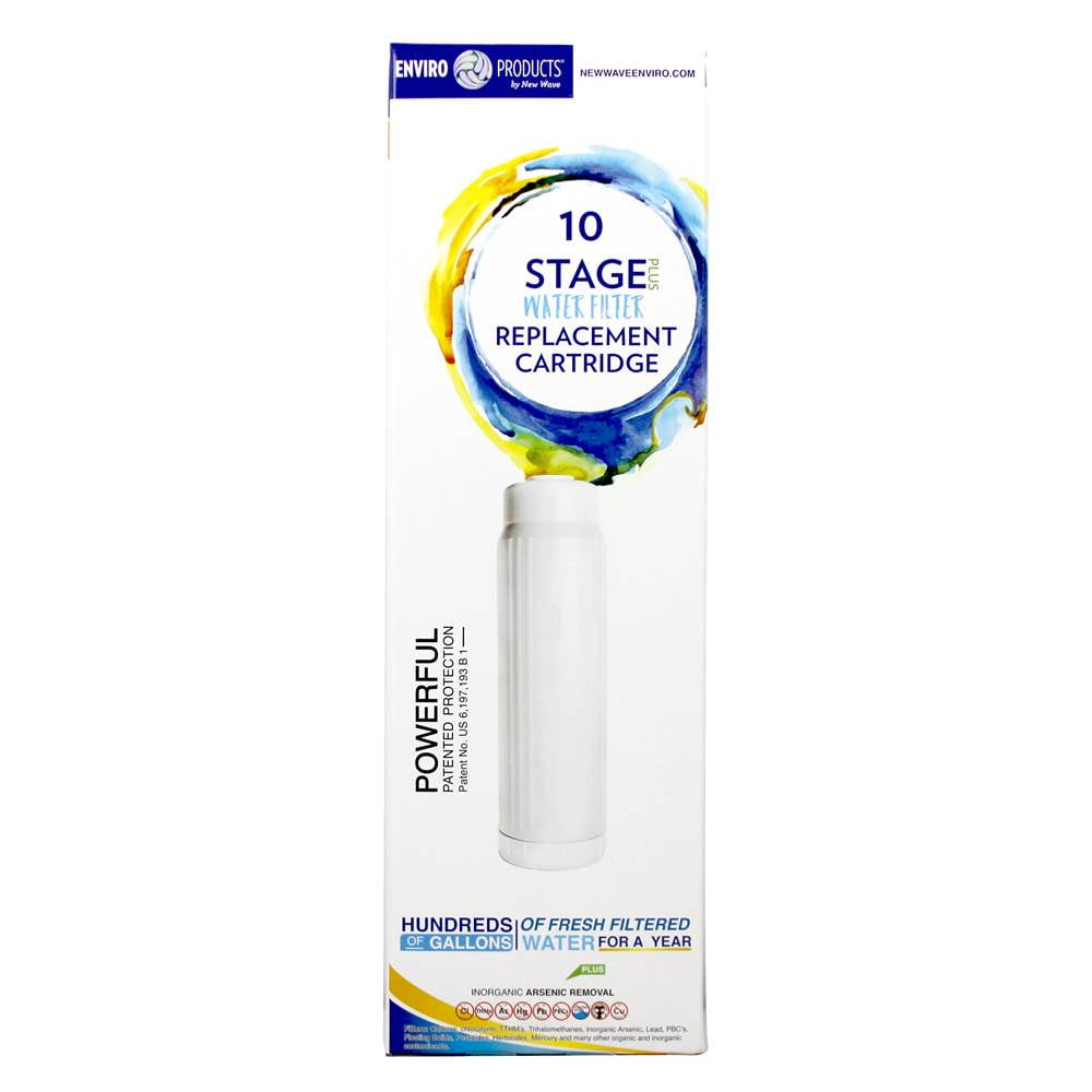 New Wave Enviro 10 Stage Plus Water Filter Replacement Cartridge 1 Unit ...