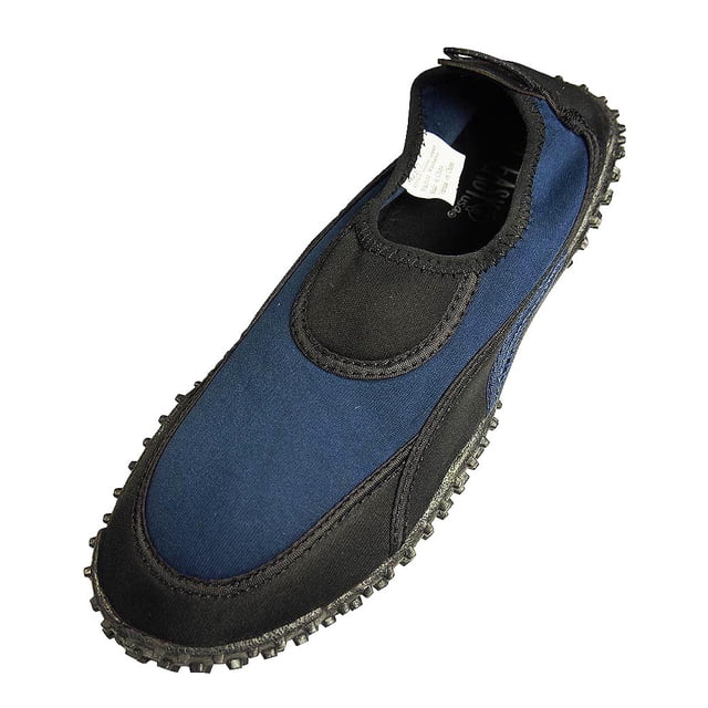 New Wave Mens Water Aqua Sock Shoe Pool Beach Surf Slip On 37124-7D(M ...