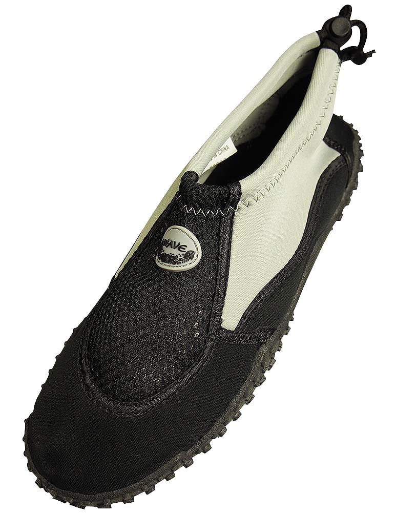 New Wave Mens Water Aqua Sock Shoe Pool Beach Surf Slip On 37130-9D(M ...