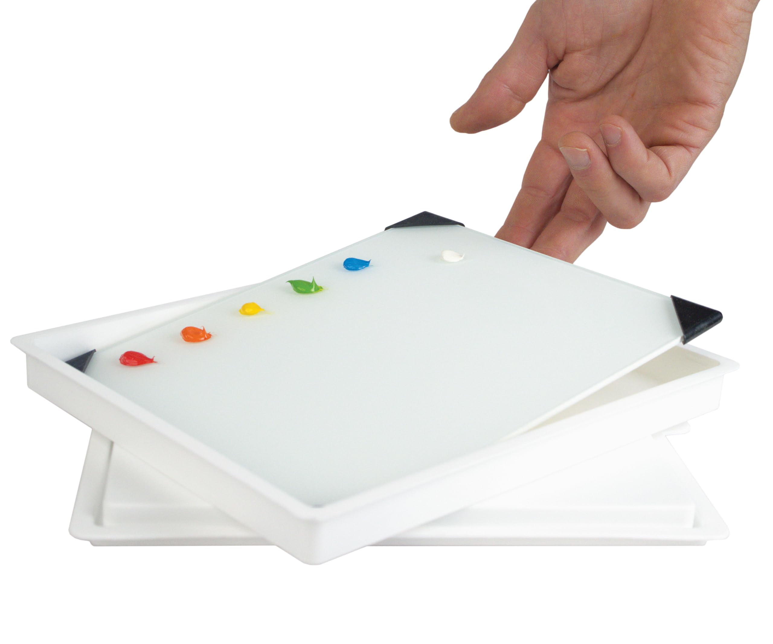 New Wave POSH Glass Paint Palette & Masterson Sta-Wet Handy Palette 6. ...