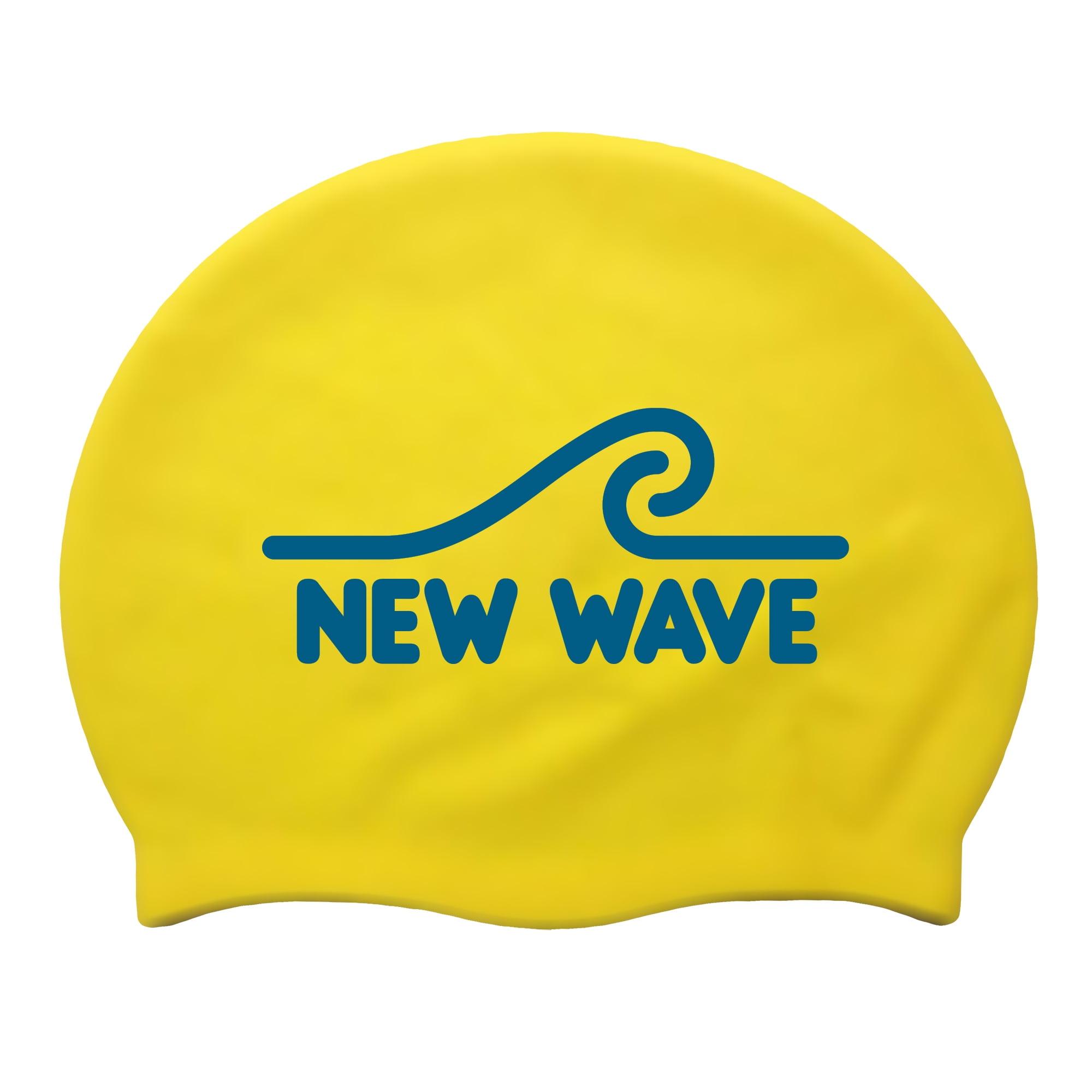 New Wave Silicone Swim Cap - Canary Yellow - Walmart.com