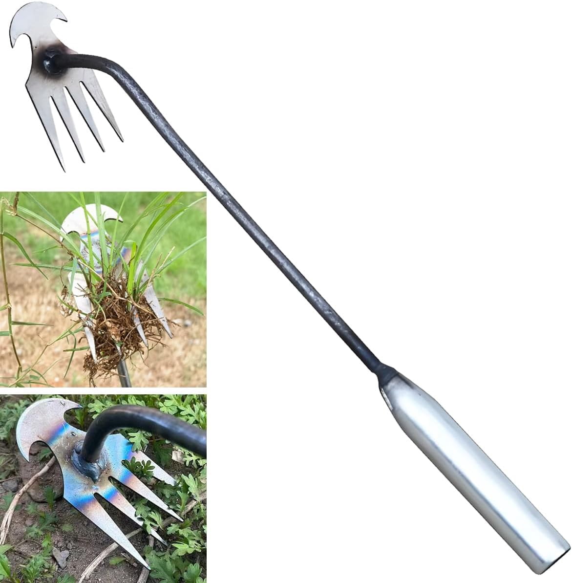 New Weeding Artifact Uprooting Weeding Tool, 16 Inch Premium Steel Weed ...
