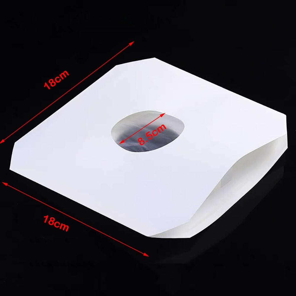 New White 7/10/12inch Record Storage Bags Vinyl Outer Sleeves Record ...