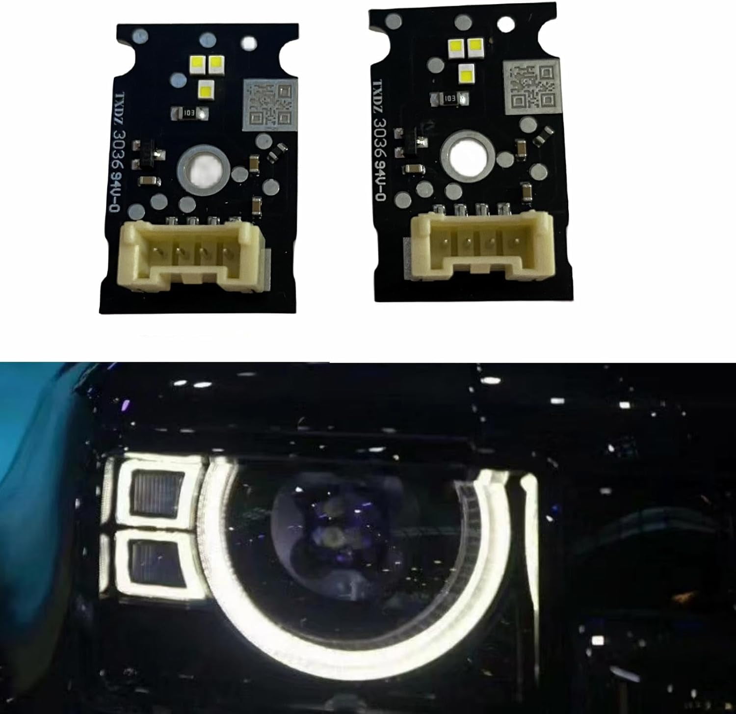 New White LED Board Set For 2020 2021 2022 Land Rover Defender Daytime ...