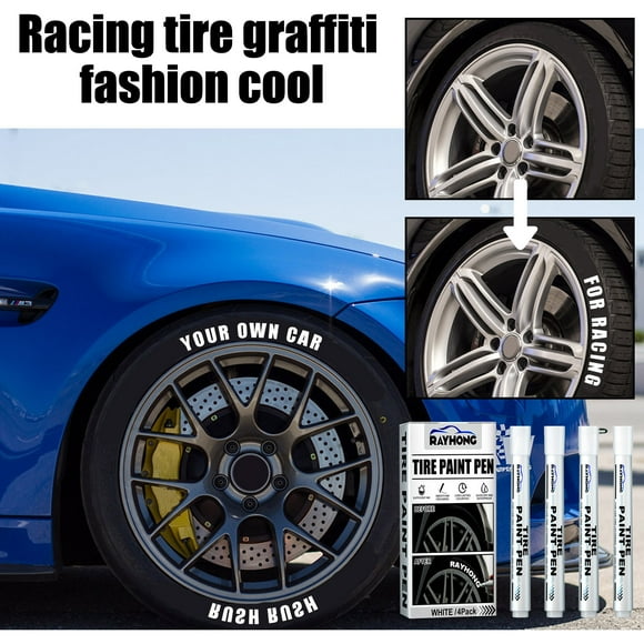 White Tire Marker
