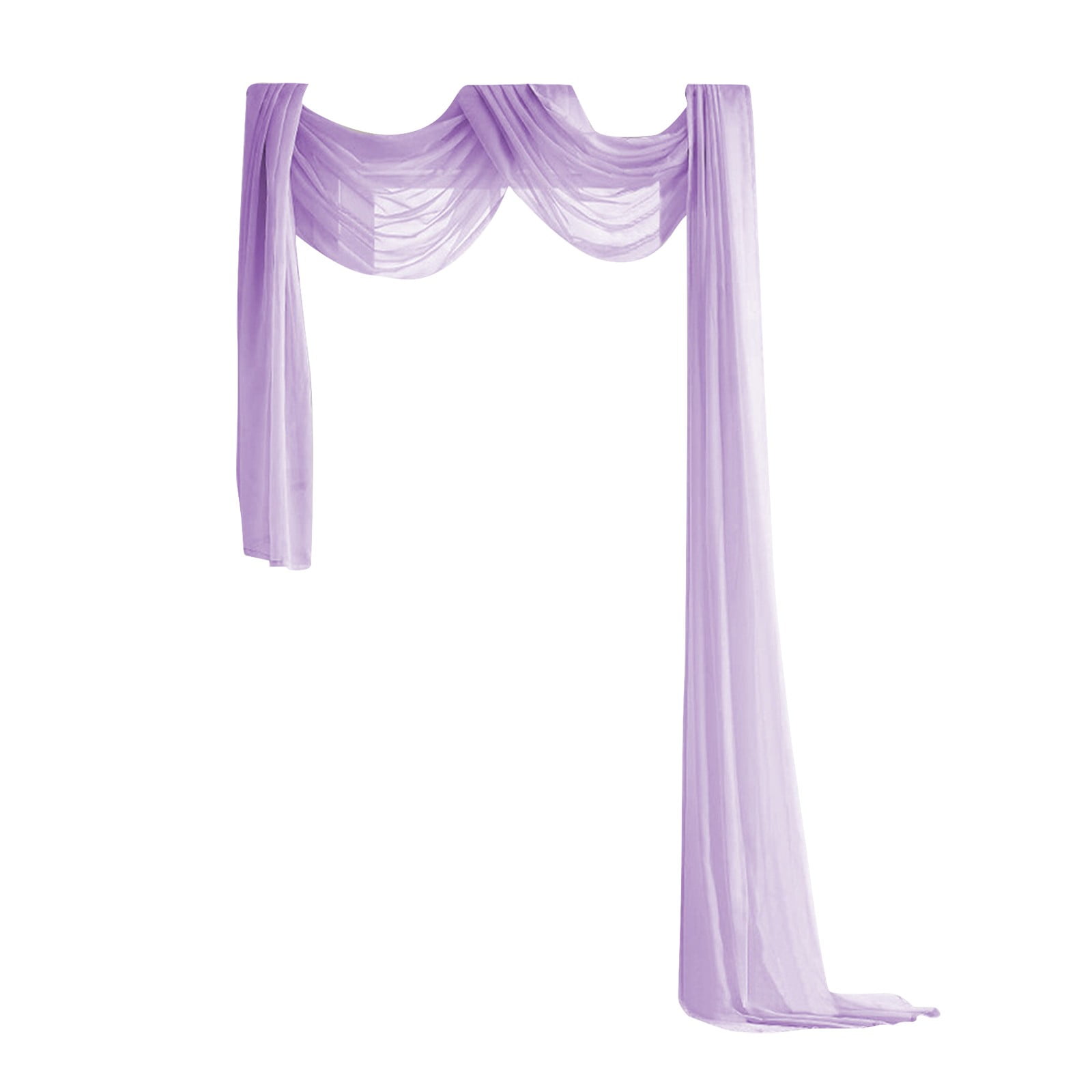 New Window Scarf Multifunction Voile, Colored Window Scarf - Soft Voile ...