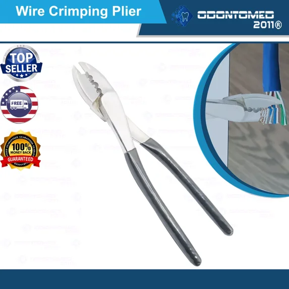New Wire Crimping Pliers 8 Inch Cable Cutter Crimp Wires - Walmart.com