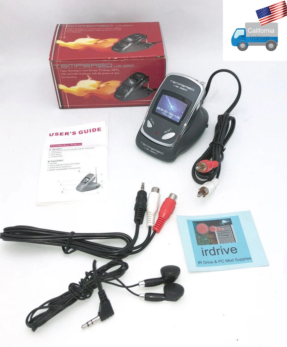 New Wireless Audio Home Privacy Radio: Remote Tv Sound Transmitter ...