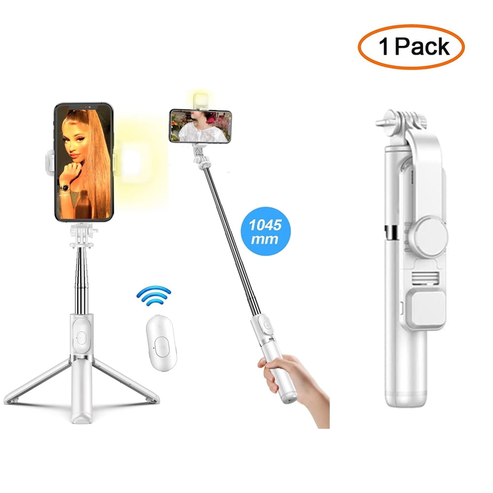 New Wireless Bluetooth Selfie Stick Tripod with Remote Extendable ...