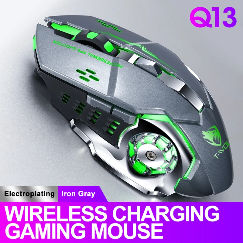 New Wireless Mouse Charging Gaming Mouse Mute Backlit Mouse Mechanical ...