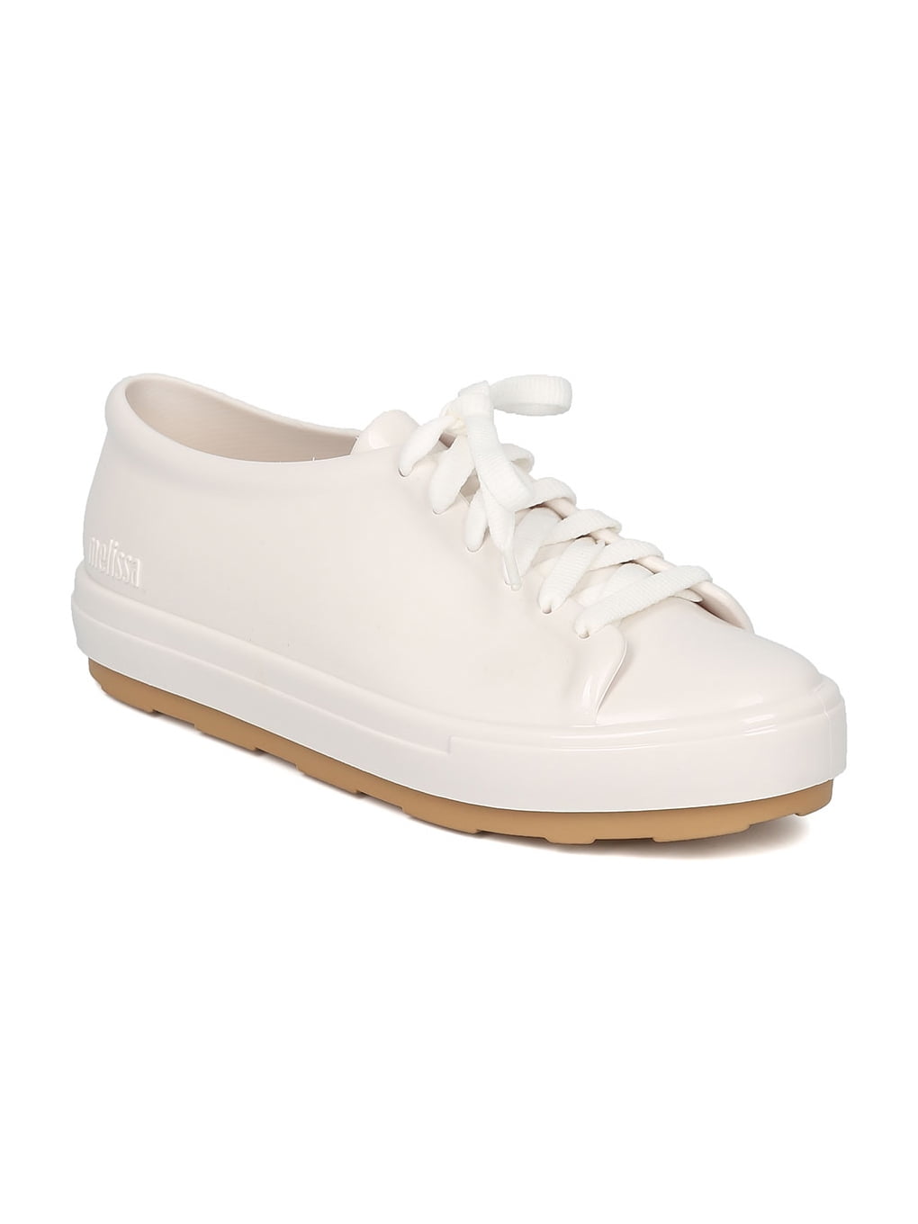 New Women Melissa BE PVC Jelly Lace Up Low Top Sneaker - Walmart.com