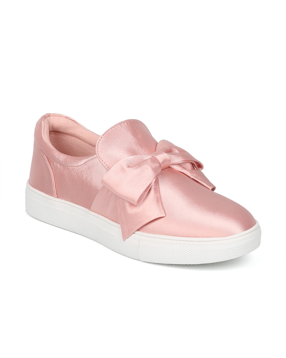 New Women Wild Diva Cala-43 Satin Ribbon Slip On Low Top Sneaker ...