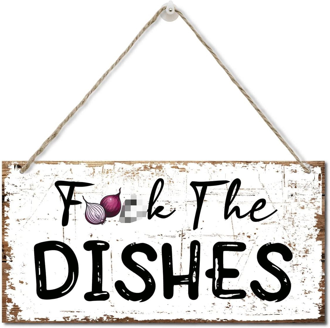 New Wood Sign 10x5 Inch Door Sign Fresh The Dishes Hanging Wooden Wall ...