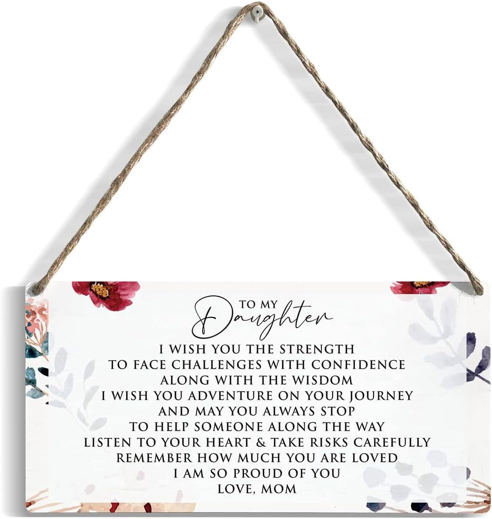 New Wood Sign 10x5 Inch Door Sign I Am So Proud of You Watercolor ...