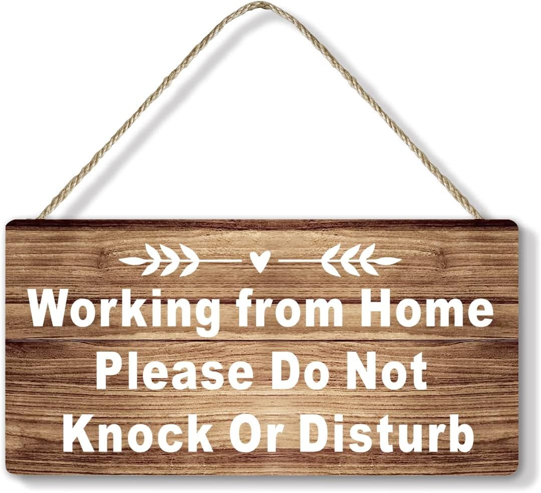 New Wood Sign 10x5 Inch Door Sign Please Do Not Knock Or Disturb ...