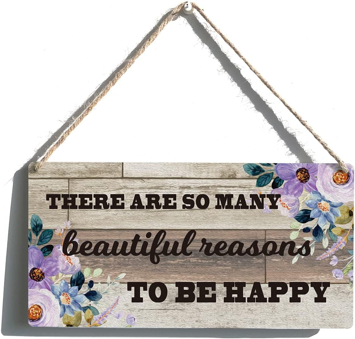 New Wood Sign 10x5 Inch Door Sign There are So Many Beautiful Reasons ...