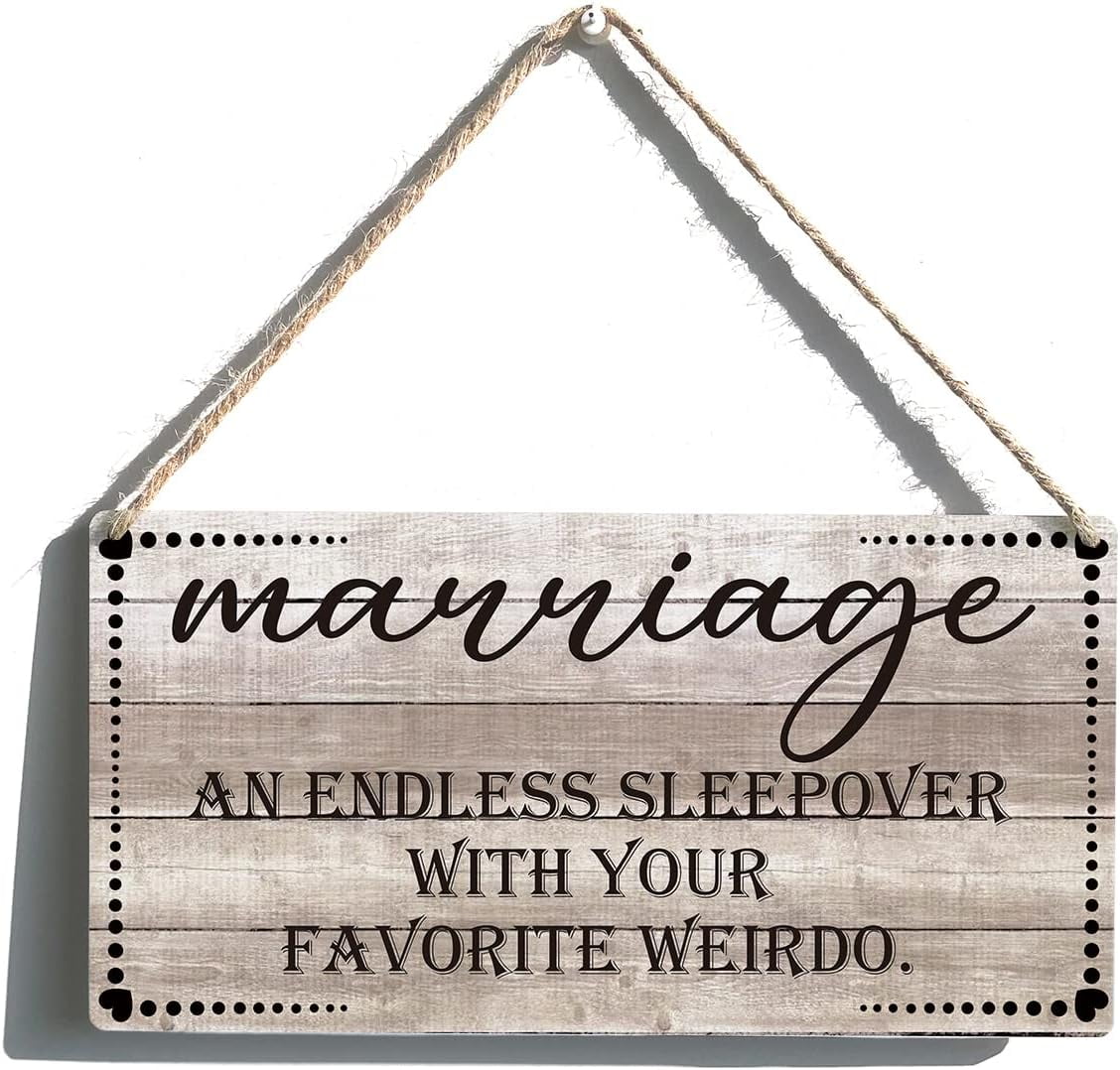 New Wood Sign 8x12 Inch Door Sign Endless Sleepover Favorite Weirdo ...