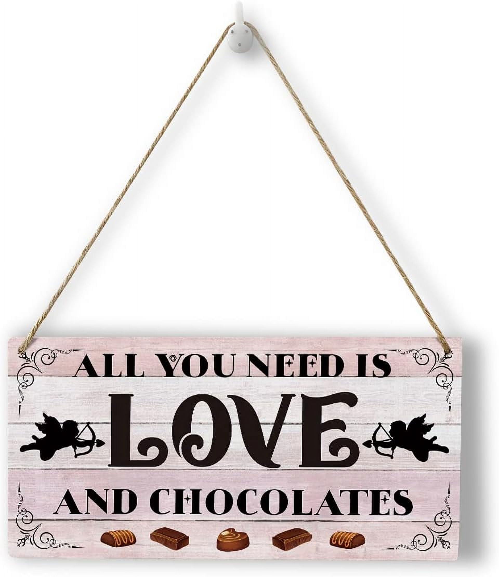 New Wood Sign 8x12 Inch Door Sign Rustic Love Sign All You Need is Love ...