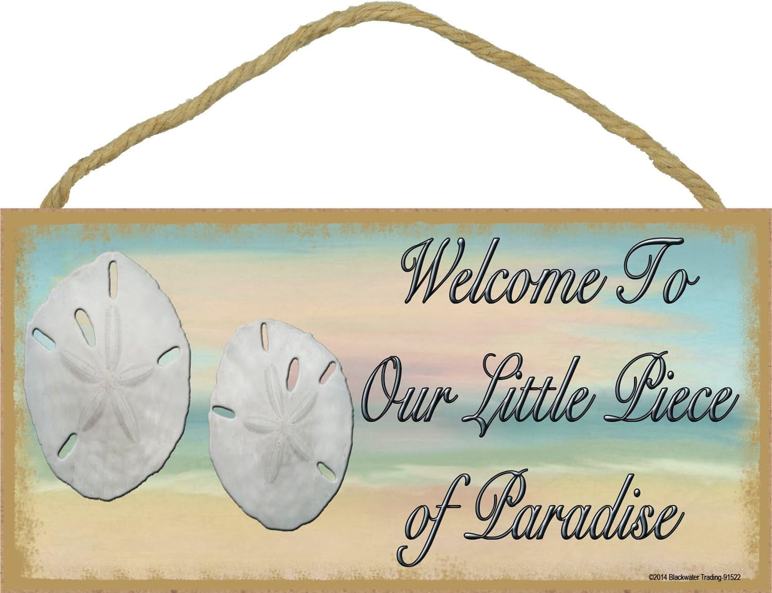 New Wood Sign 8x12 Inch Door Sign Welcome to Our Little Piece of ...