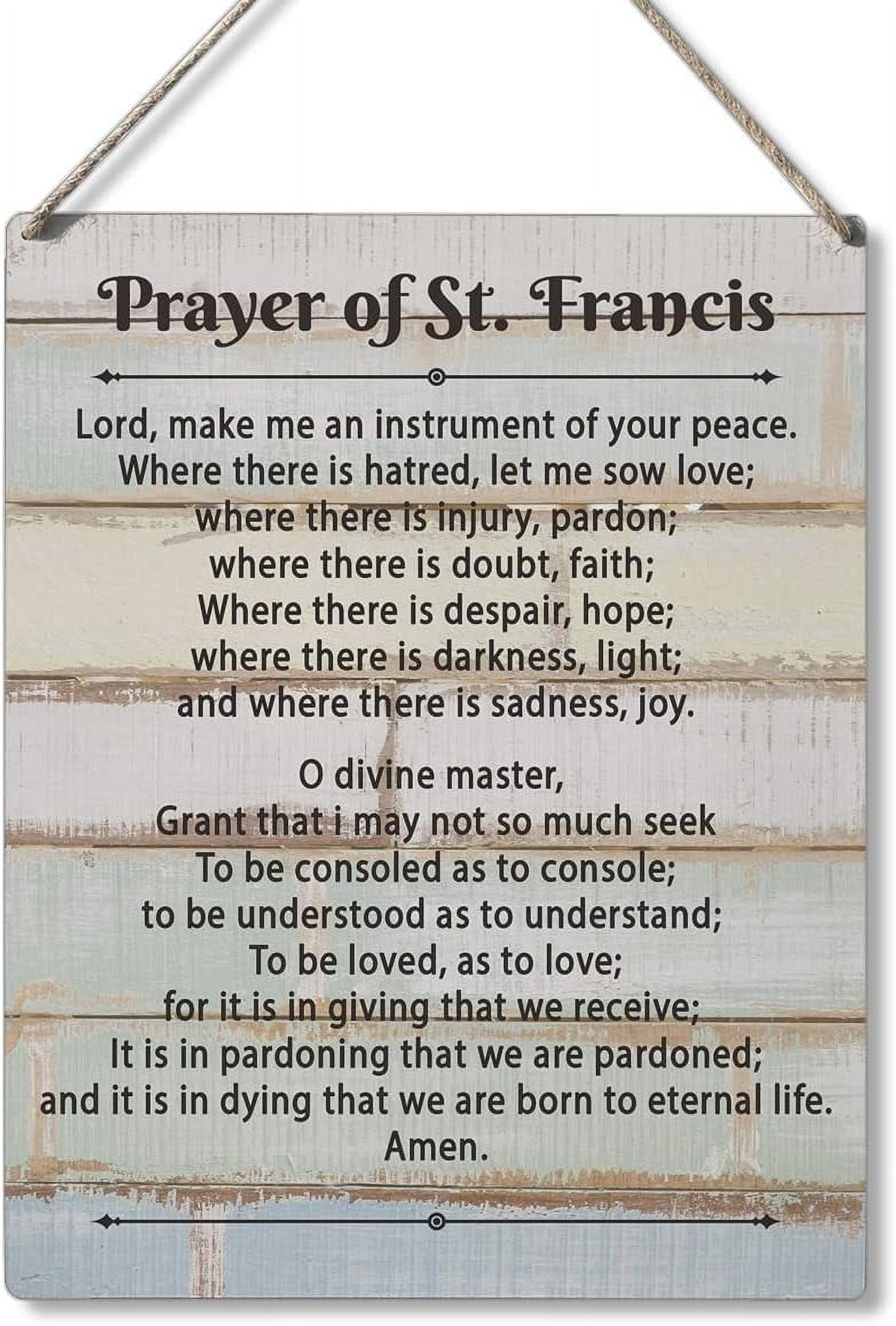 New Wood Sign 8x12 Inch Front Door Sign Lord Make Me an Instrument of ...