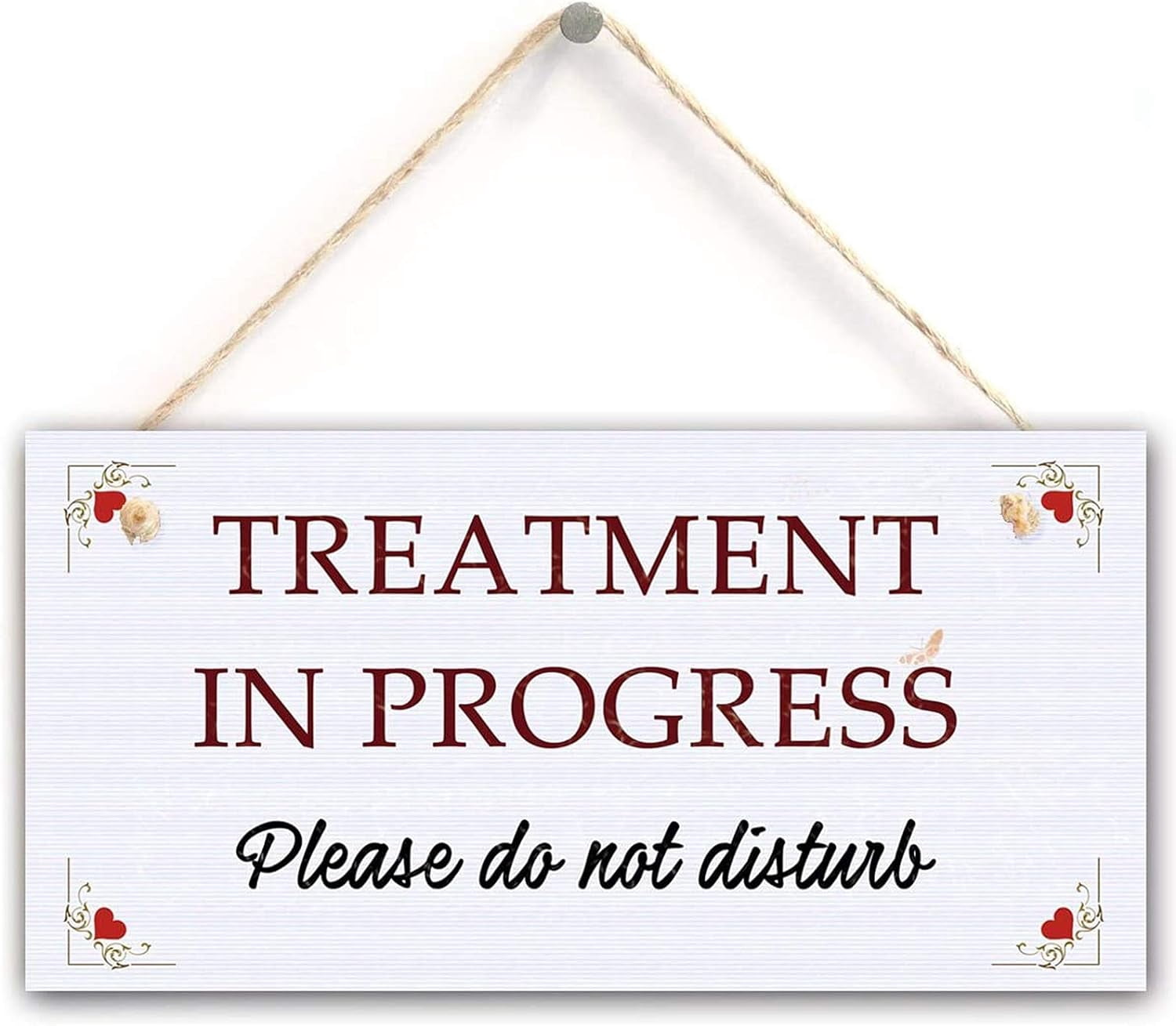 New Wood Sign 8x12 Inch Front Door Sign Warning Sign- Do Not Disturb I ...