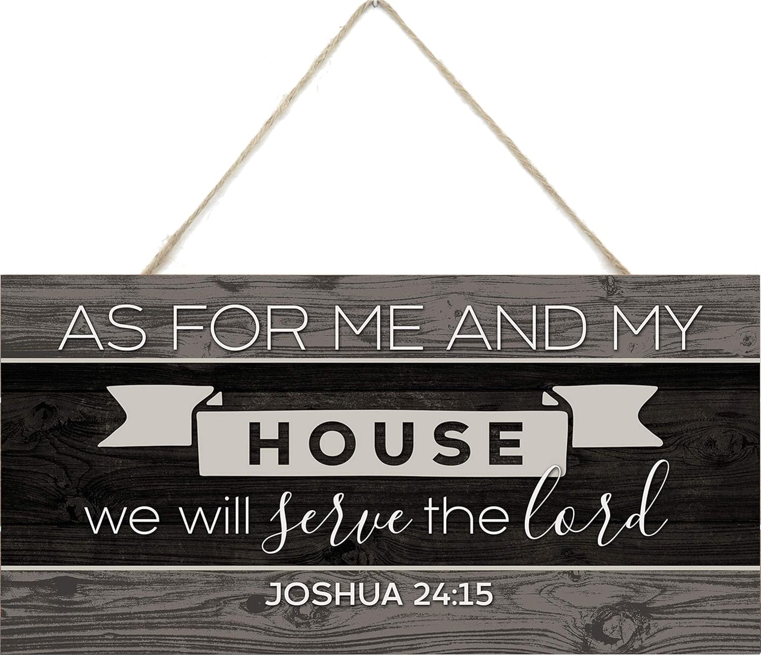New Wood Sign Front Door Sign As for Me and My House We Will Serve The ...