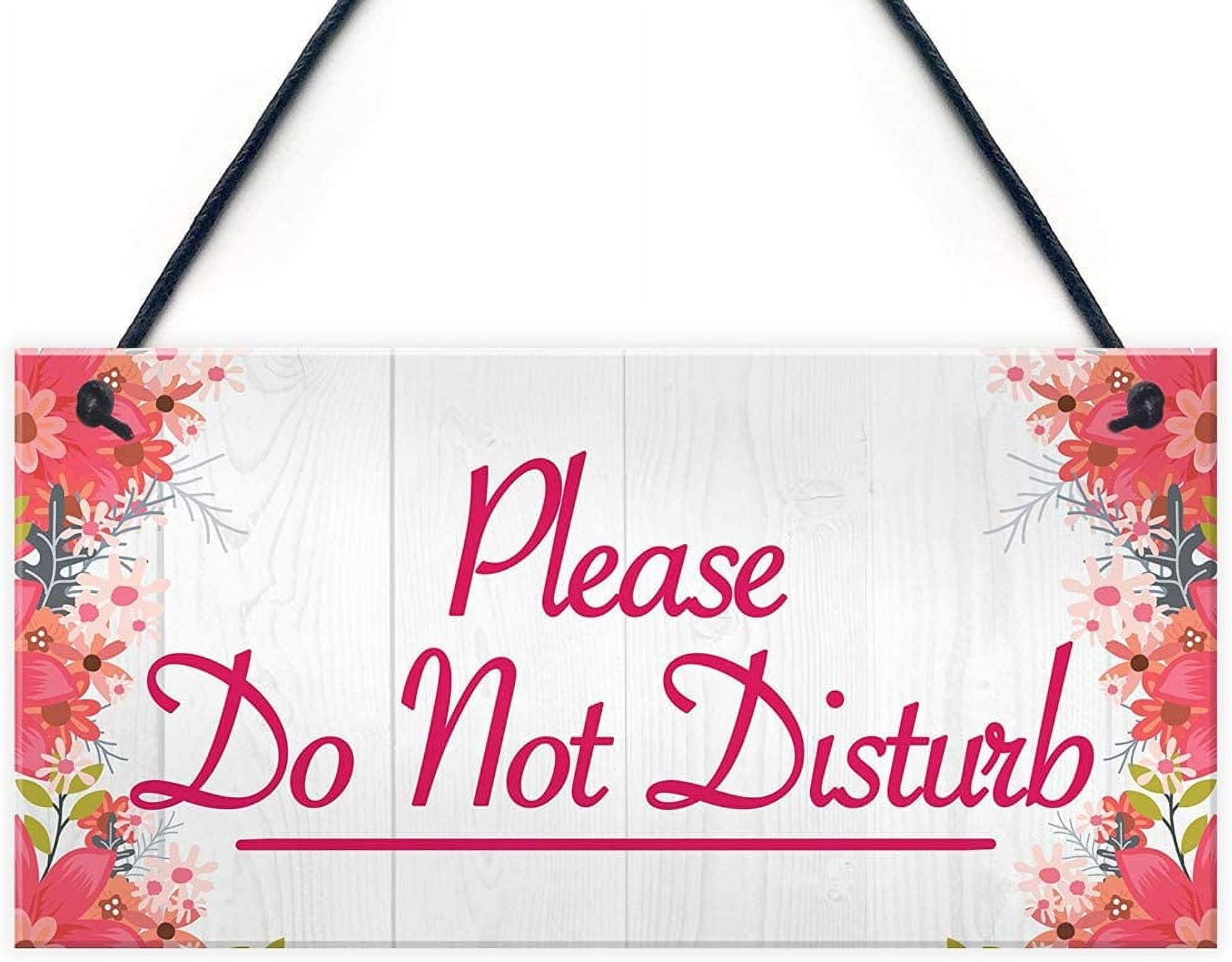 New Wood Sign Front Door Sign Please Do Not Disturb Therapist Hotel ...