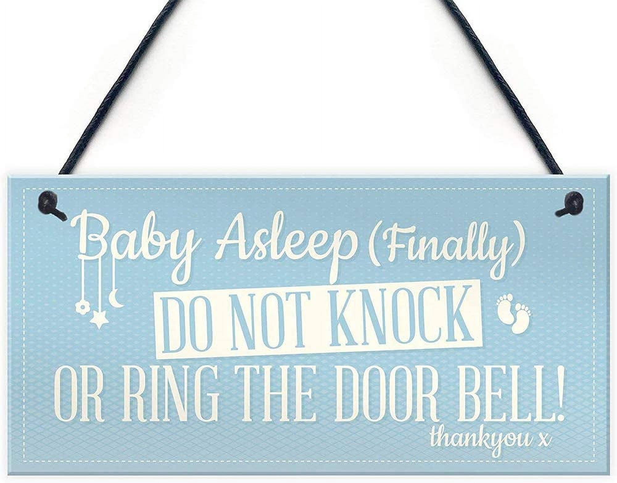 New Wood Sign Front Door Sign Shhh…. Baby Sleeping - Beautiful Sign Do ...