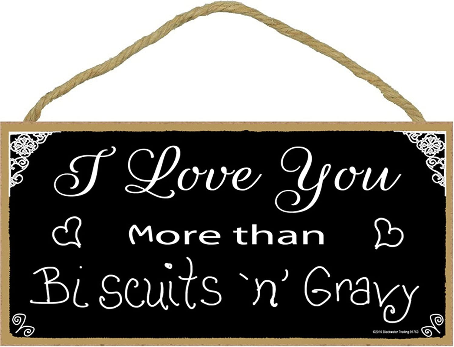 New Wood Sign Front Door Sign Southern I Love You More Than Biscuits ...