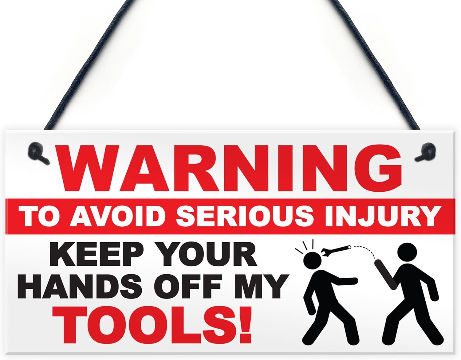 New Wood Sign Front Door Sign Warning To Avoid Serious Injury Keep You ...