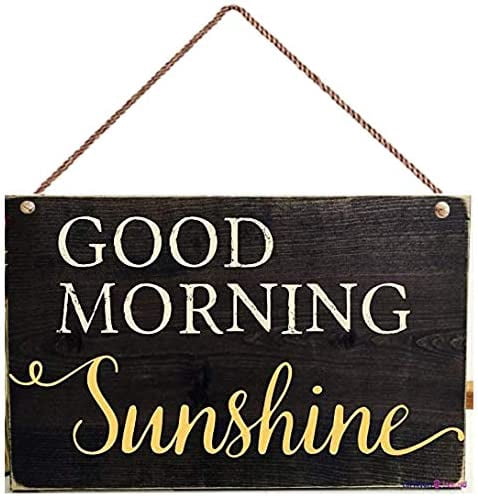 New Wooden Signs Good Morning Sunshine Wood Sign, Sunshine Nursery ...