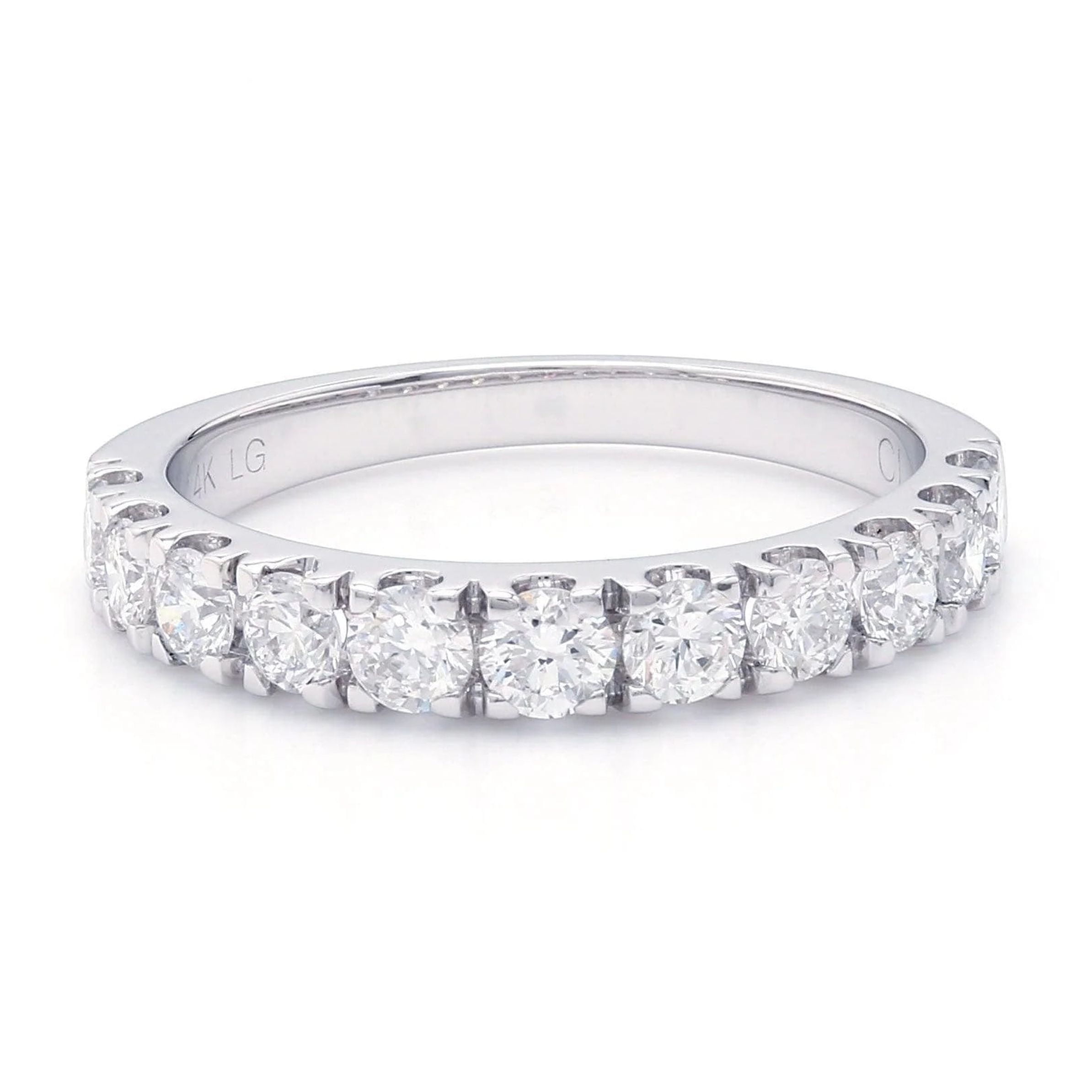 14k Gold Lab-Grown Diamond Wedding Ring Band (1.00 cttw, F-G Color, VS ...