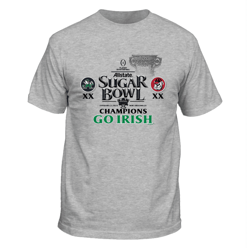 New World Graphics 2025 Playoff Quarterfinal College Football Go Irish ...