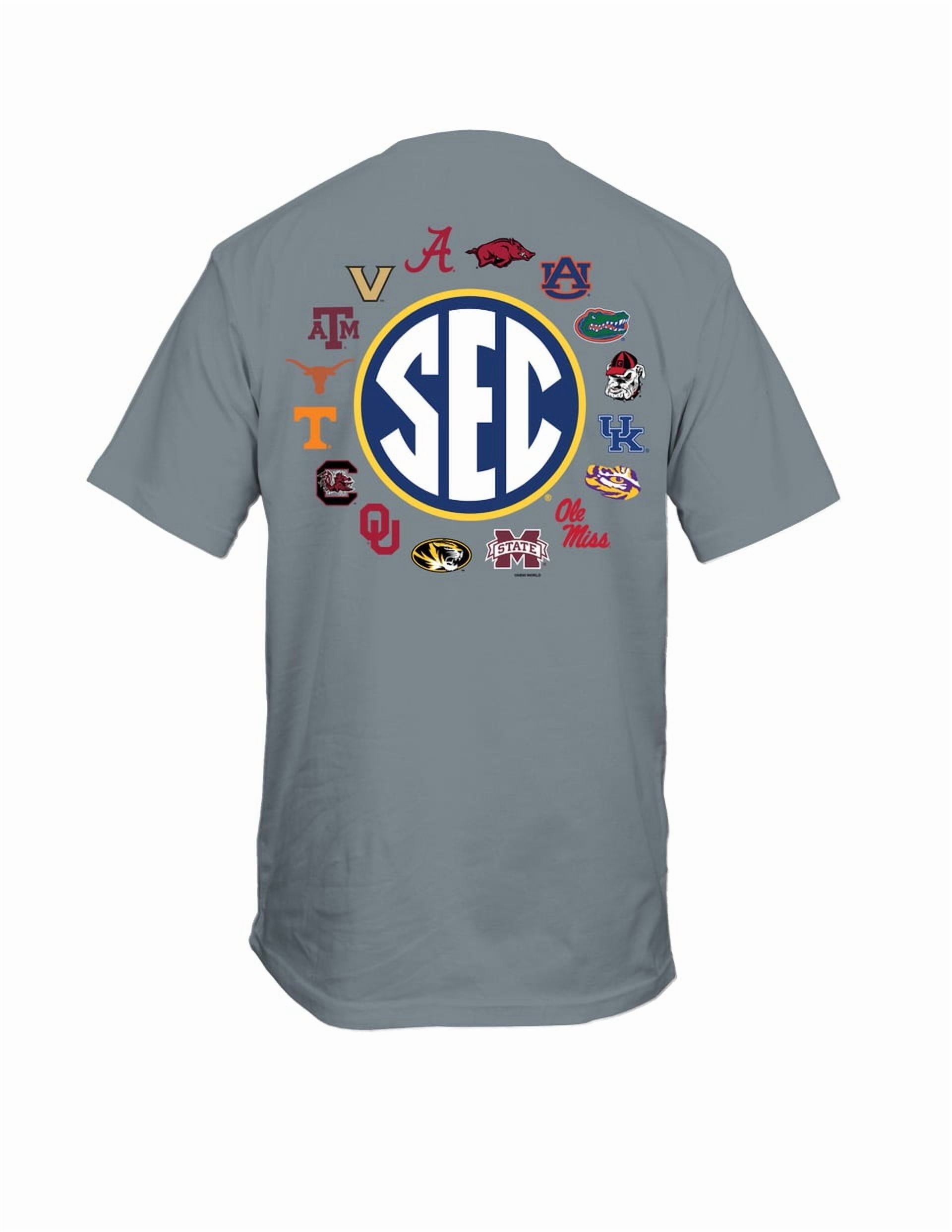New World Graphics Mens SEC College Football Graphic T-Shirt - SEC ...