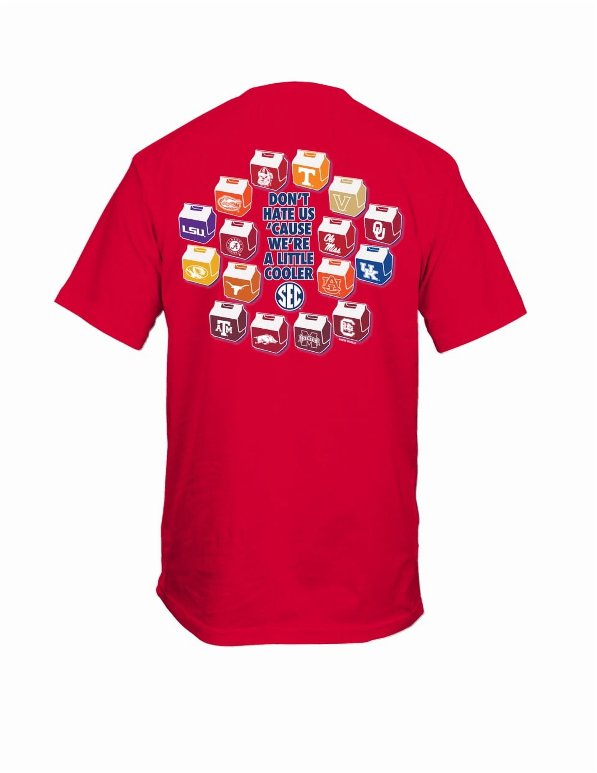 New World Graphics Mens SEC College Football Graphic T-Shirt - SEC ...