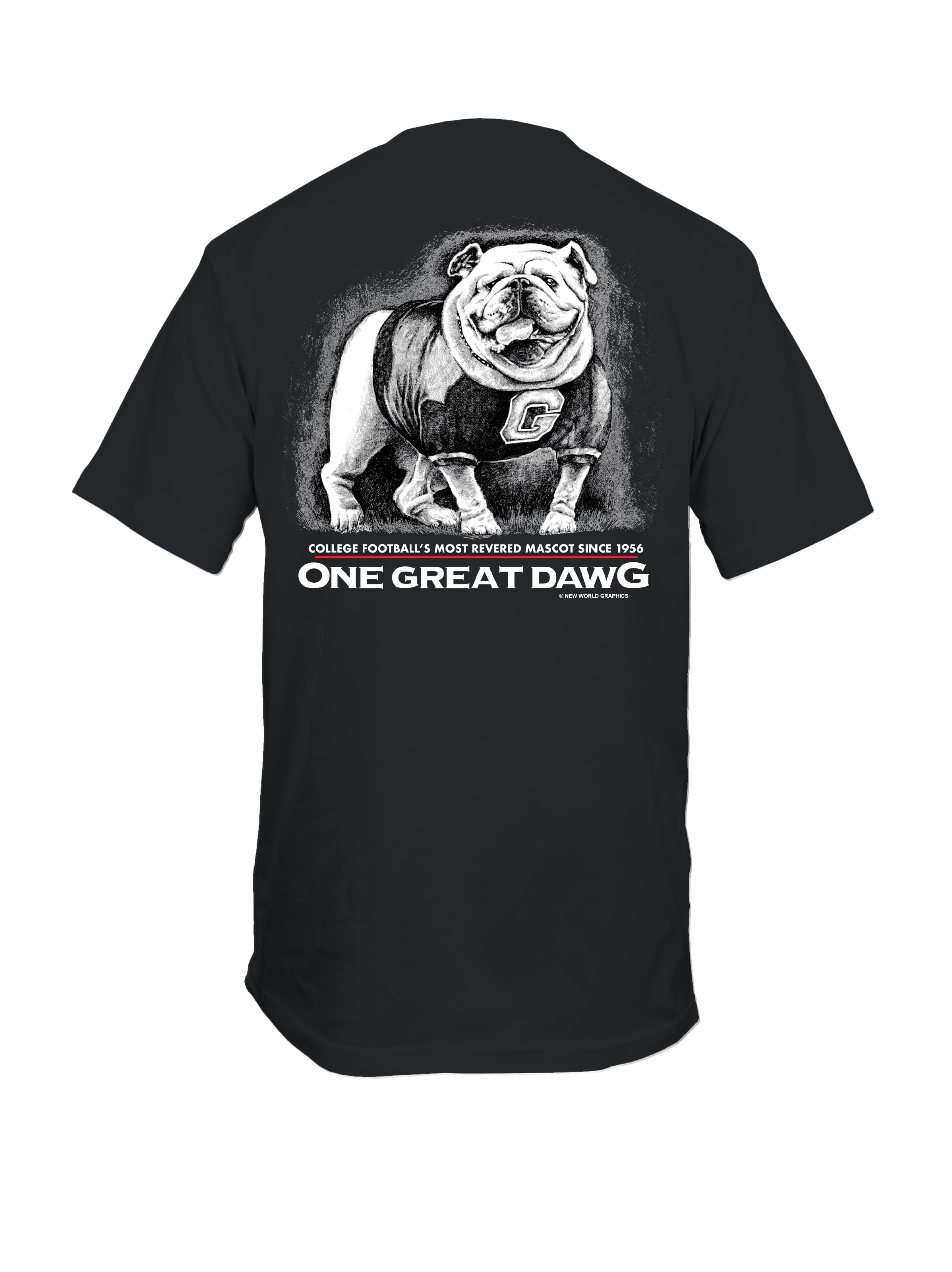 New World Graphics UGA KIDS One Good Dog Short Sleeve Graphic T-Shirt-Black-Small - Walmart.com