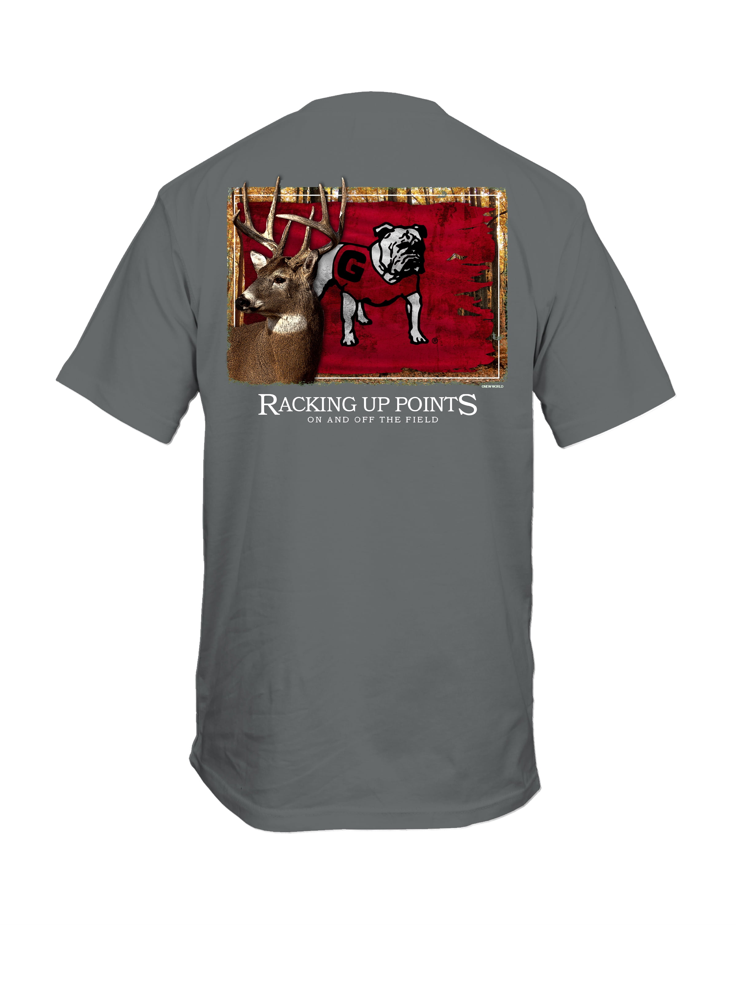 New World Graphics UGA On and Off Short Sleeve T-shirt Graphic Tee ...