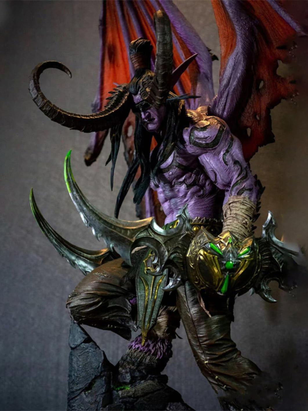 New World of Warcraft Big Illidan Stormrage Character Anime Model ...