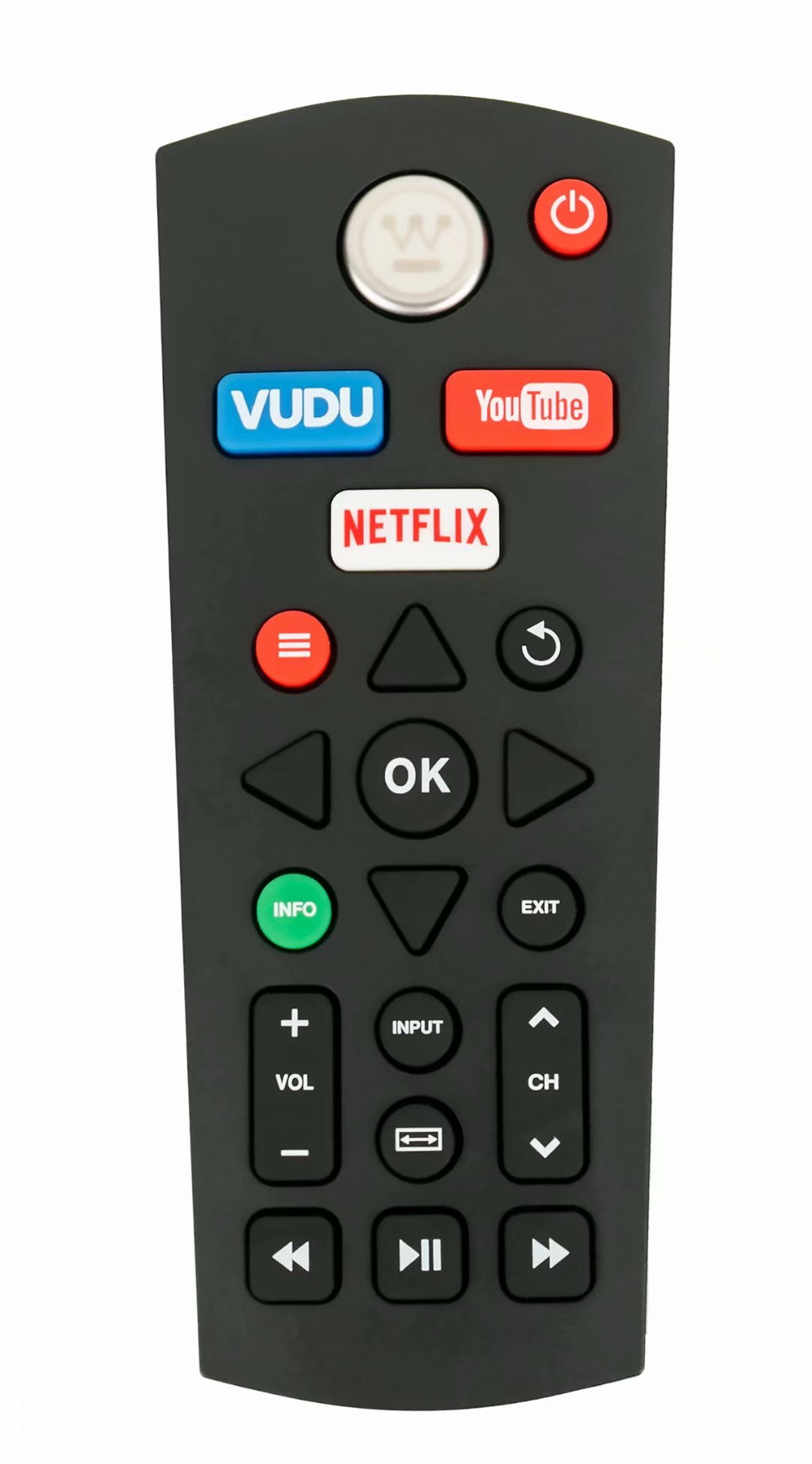 New XHY-386-01 Remote Control with Netflix Vudu Youtube for ...