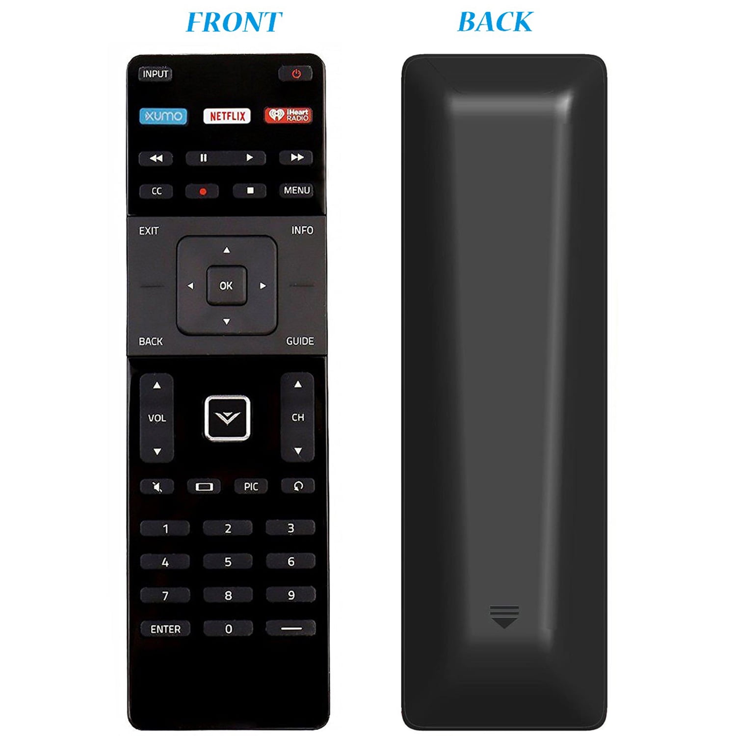 New XRT122 Replaced Remote Control with xumo fit for VIZIO TV D39H-D0 ...