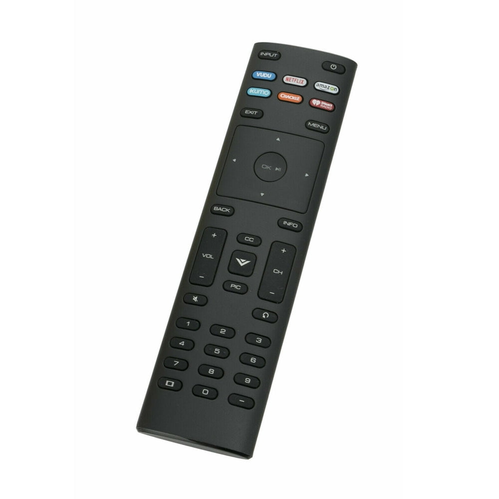 Vizio XRT136 Universal Smart TV Remote Control w 6 Keys, Compatible w ...