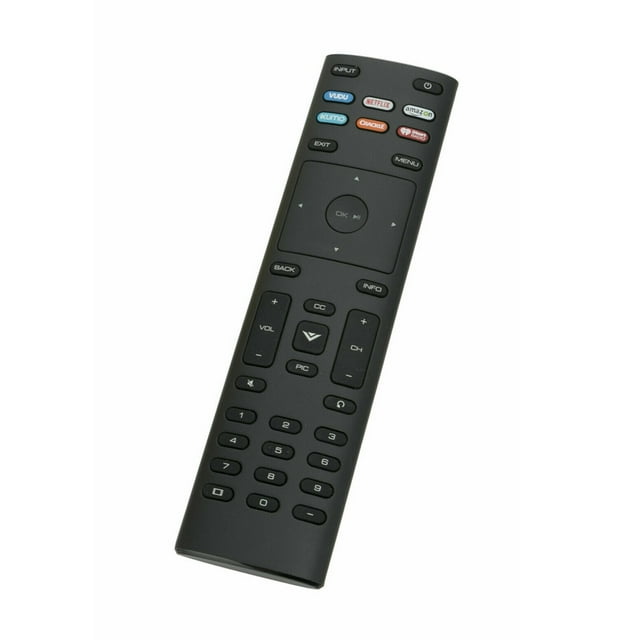 Vizio XRT136 Universal Smart TV Remote Control w 6 Keys, Compatible w ...