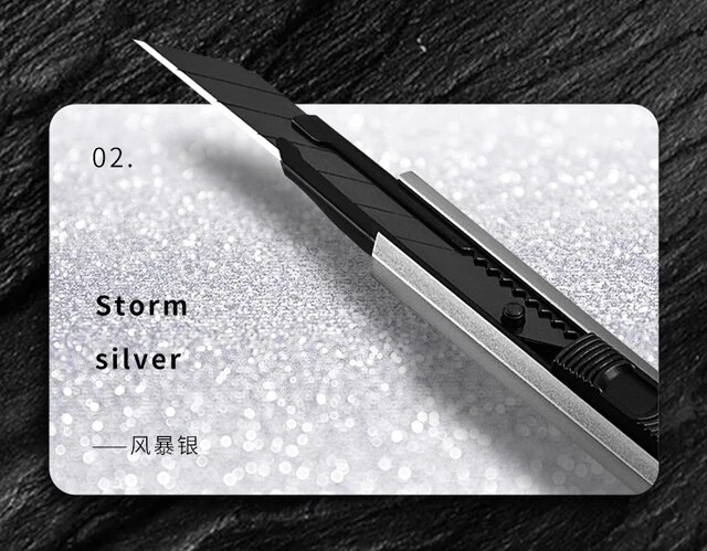 New Xiaomo Fizz Metal Utility Knife Blade Paper Cutter Aluminum Alloy ...