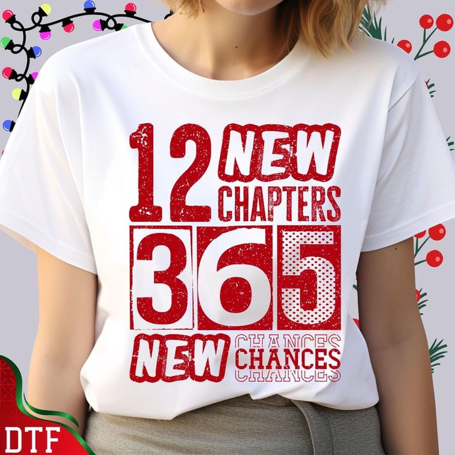 New Year D Transfer, 12 Chapters 365 CH1ances, Heat Press Design ...