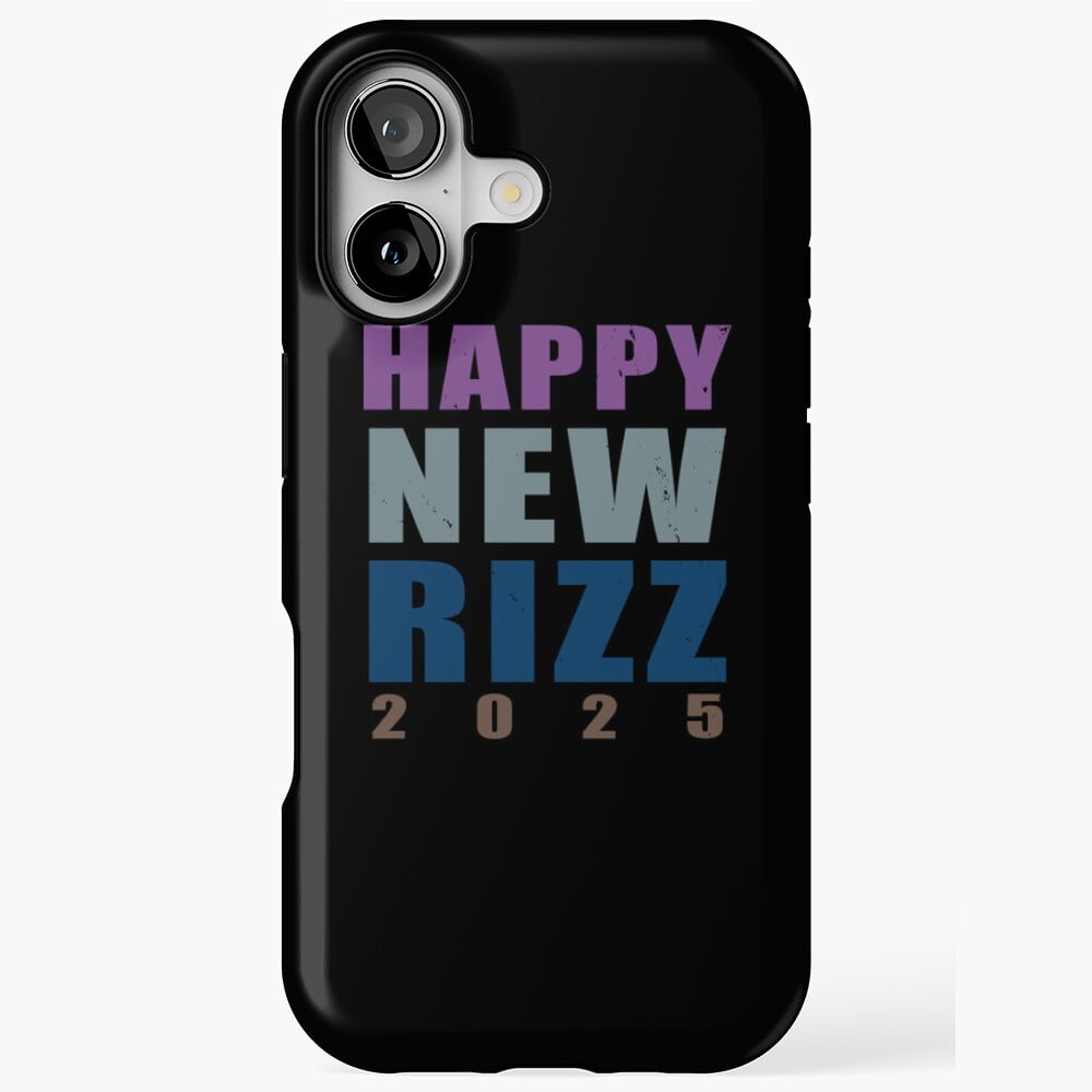 New Year Meme Happy Rizz 2025 Humor with iPhone 17 through 11 Pro Max ...