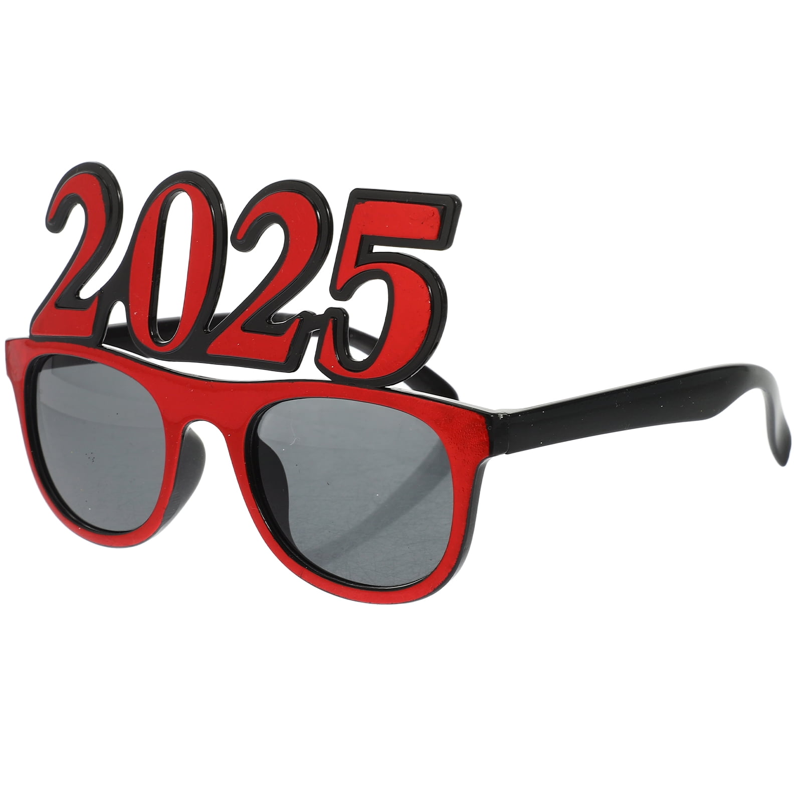 FONDOTIN Eyewear Red 1Pcs 5.5x5.3x3.3in Square Frame Retro Party ...