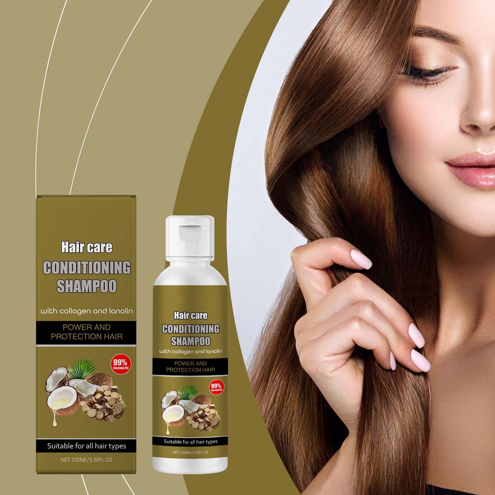 New Year Savings Herbal Shampoo 100Ml Removes Dirt And Oil To Keep The ...