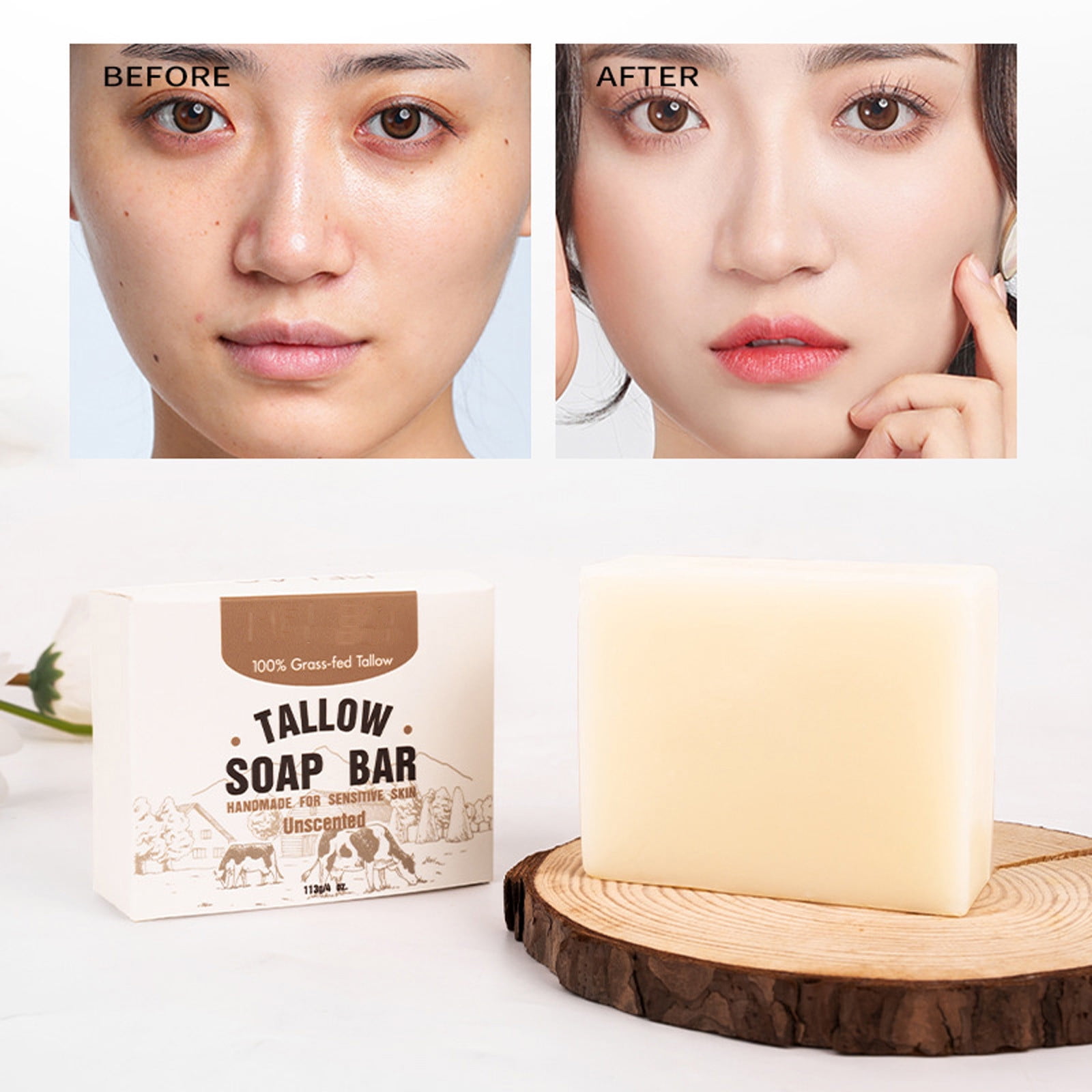 New Year Savings Tallow Balm Soap Tallow Soap Hand Made Soap Cleansing ...