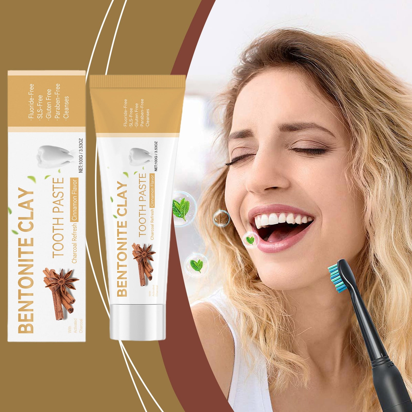 New Year Savings To Yellow To Stain Double Mint Toothpaste Fresh Breath ...